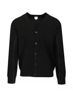 Paul Smith Button-up V-neck Cardigan - Black