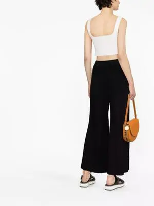 Stella McCartney Plissé Palazzo Pants