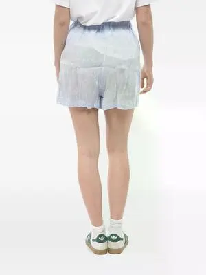 FINAMORE 1925 Elasticated-waist Linen Shorts