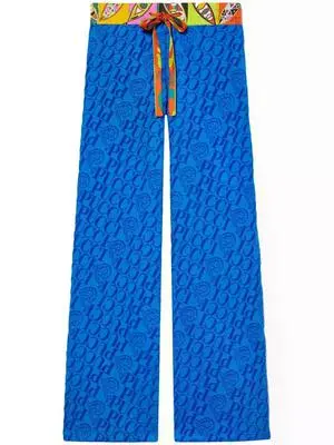 Emilio Pucci Girandole-print Track Pants - Blue