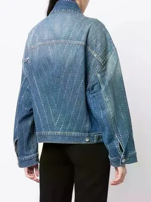 Stella McCartney Rhinestone-embellished Denim Jacket