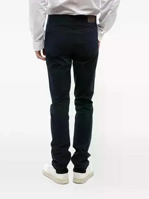Corneliani Suede-patch Chino Trousers