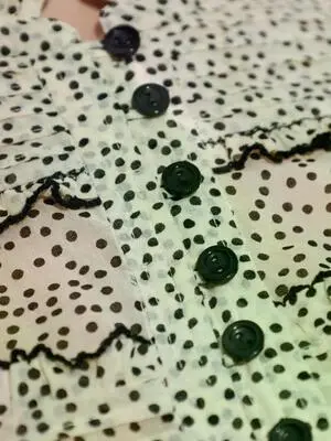 MARANT ETOILE Doane Ruffled Polka-dot Top