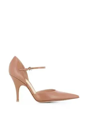 GIANVITO ROSSI Sofia D'orsay Pointed-toe Buckled Pumps