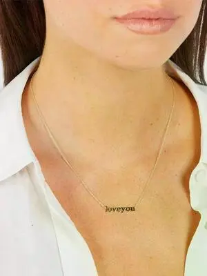 JENNIFER MEYER Love You Necklace