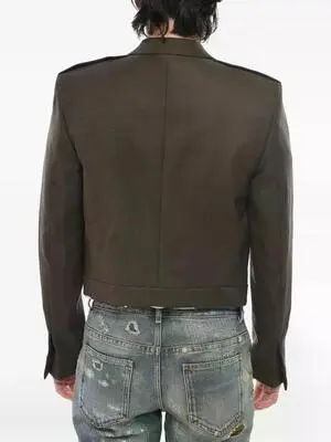 Givenchy Cropped Double-breasted Military Blazer