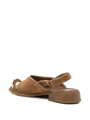 SERGIO MORETTI FIRENZE Toe-ring Slingback Sandals