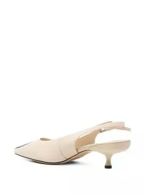 SERGIO MORETTI FIRENZE Pointed-toe Slingback Pumps