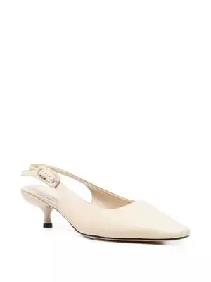 SERGIO MORETTI FIRENZE Pointed-toe Slingback Pumps