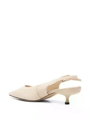 SERGIO MORETTI FIRENZE Pointed-toe Slingback Pumps