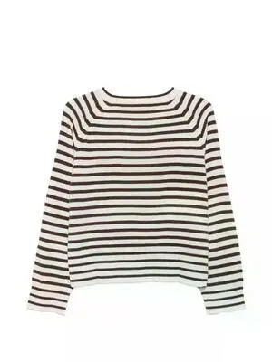 Closed Striped Long-sleeve Sweater