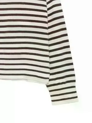 Closed Striped Long-sleeve Sweater