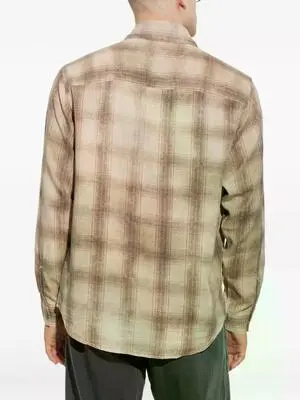 DIESEL® Check-print Logo-embroidered Shirt