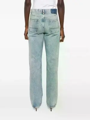 GOLDEN GOOSE Norma Zip-up Straight-leg Jeans