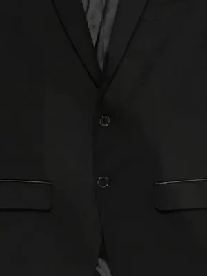 Karl Lagerfeld Tale Contrast-trim Single-breasted Blazer