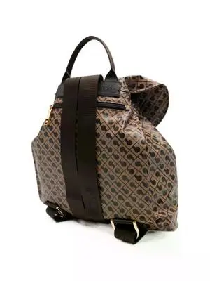 GHERARDINI Monogram-print Buckle-fastening Backpack