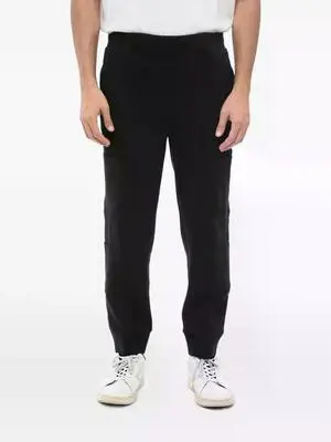 Neil Barrett Drawstring-waist Cotton Cargo Track Pants - Black