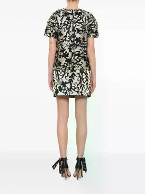 LANVIN Abstract-print Short-sleeve Top