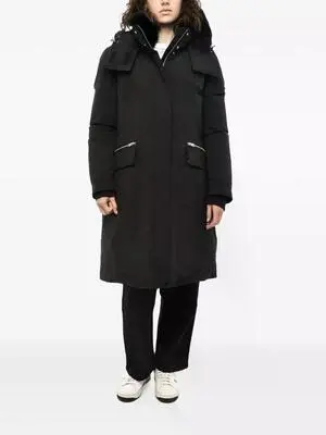 Woolrich Mahan Removable-hood Puffer Coat - Black