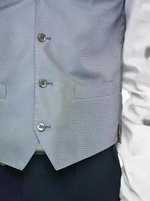 Corneliani Geometric-pattern Silk Waistcoat