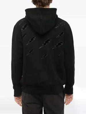 Neil Barrett Thunderbolt Embroidered Hoodie