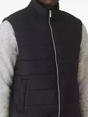 MAUVAIS Quilted Zip-fastening Gilet