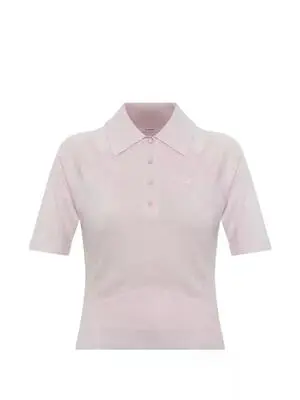 Givenchy Logo-print Cropped Polo Shirt - Pink