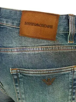 Emporio Armani Straight Leg Five-pocket Jeans