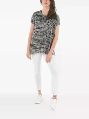 Woolrich Two-tone Short-sleeve Cotton Sweater