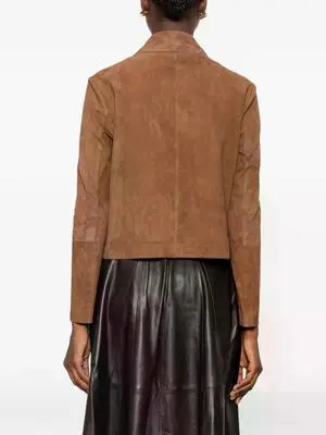 ARMA Suede Button-front Jacket