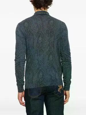 Etro Paisley-print Polo Shirt