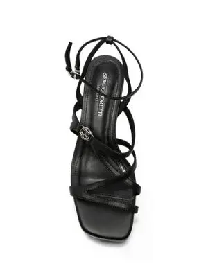 SERGIO MORETTI FIRENZE Strappy Cutout-heel Sandals