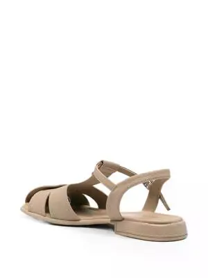 SERGIO MORETTI FIRENZE Pebbled Leather Sandals