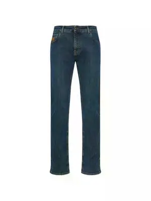 Etro Pegaso-embroidered Tapered Jeans
