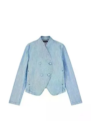 Emporio Armani Double-breasted Blazer Blue
