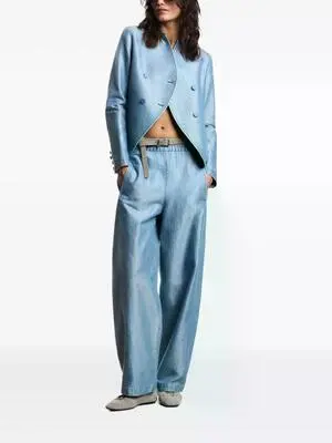 Emporio Armani Double-breasted Blazer - Blue