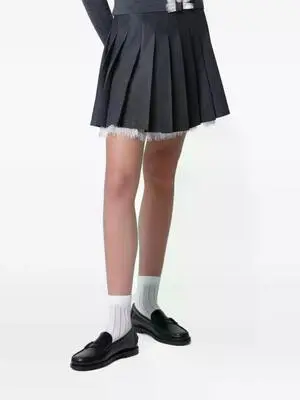 SELF-PORTRAIT Pleated Mini Skirt