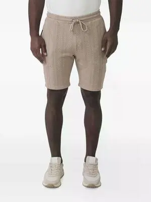 MAUVAIS Tanami Cable-knit Drawstring Shorts