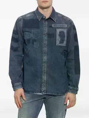 DIESEL® Patch-detail Denim Shirt