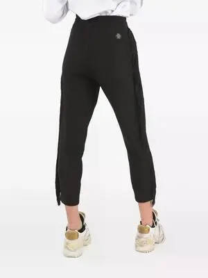 Philipp Plein Fringed-trim Cropped Track Pants