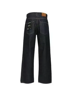 Emporio Armani Wide-leg Five-pocket Jeans