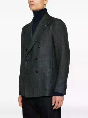 Tagliatore Double-breasted Peak-lapel Blazer