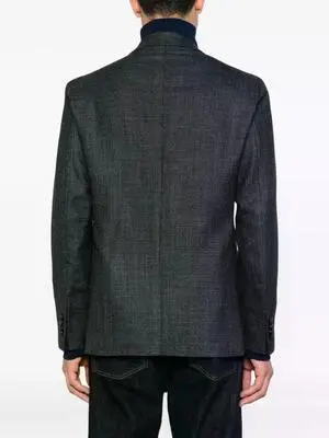 Tagliatore Double-breasted Peak-lapel Blazer