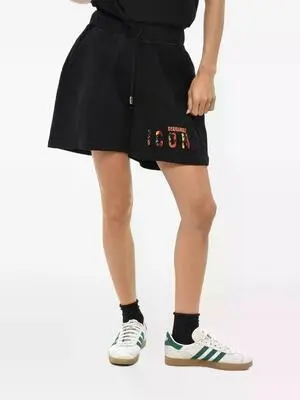 Dsquared2 Icon Sunset Logo-print Shorts - Black