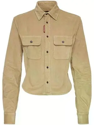 Dsquared2 Corduroy Shirt - Neutrals