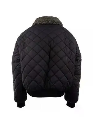 Miu Miu Quilted Shearling-collar Jacket