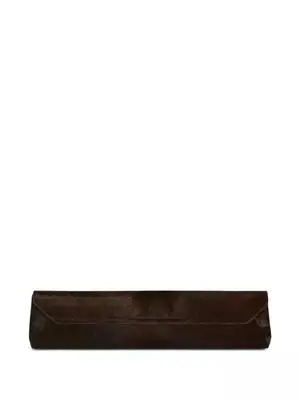 Balmain Long Clutch Bag In Pony-effect Leather