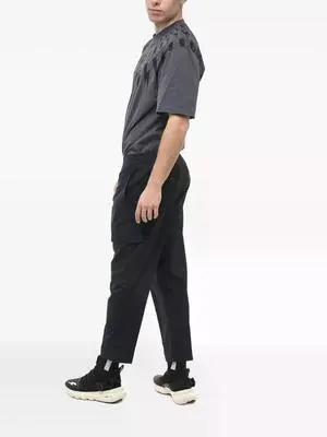 Neil Barrett Elasticated-waist Turned-up Hem Trousers