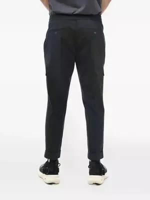 Neil Barrett Elasticated-waist Turned-up Hem Trousers