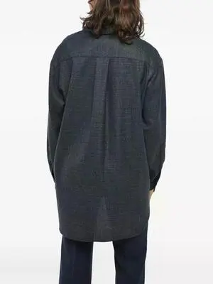 SUPER BLOND Oversized Flannel Shirt